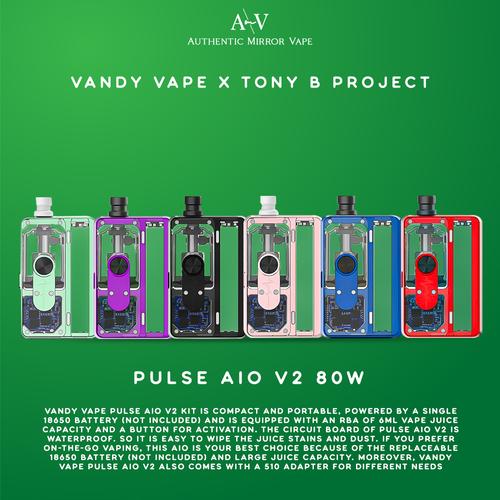 Promo Pulse Aio V2 80W 18650 Kit include RBA by Vandy Vape - Kota Bekasi - AMVAPE STORE OFFICIAL ...