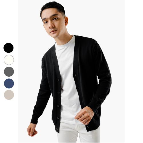 Promo Sweater Rajut Pria Gomuda Cardigan Clean - Hitam,XL - Kota Cimahi ...