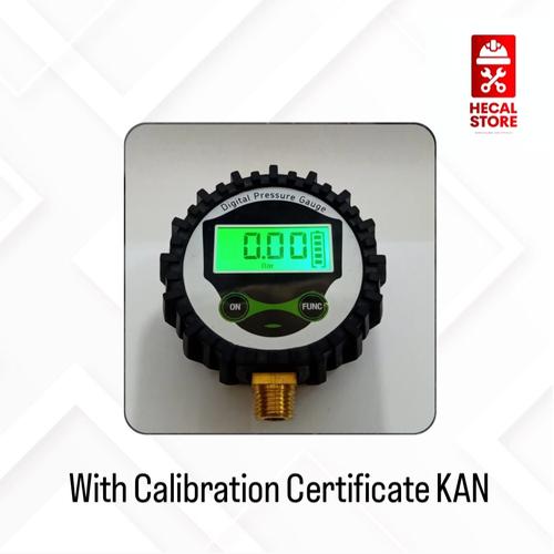 Jual pressure gauge MANOMETER digital 2,5" 20 bar dan SERTIFIKAT ...