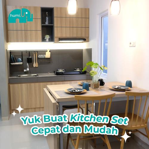 Jual Kitchen Set Minimalis Modern Custom- HPL Multiplek - Multiplek ...