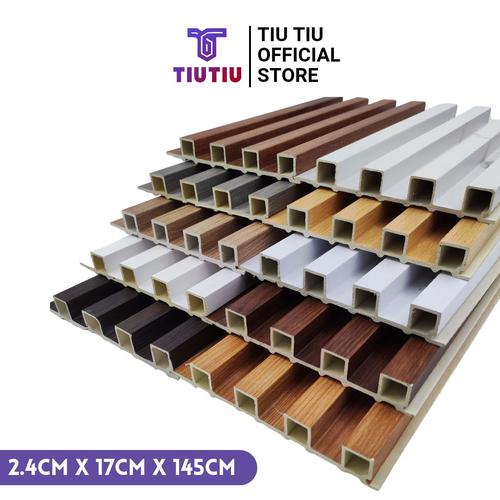 Promo WPC Wallpanel 145cm x 17cm x 2.4cm | pvc Wall panel Wood Panel ...