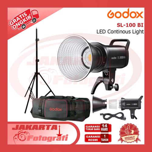 Promo Godox SL-100 BI LED Continous Light SL100BI Lampu Studio SL100 BI ...