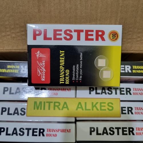 Jual Plaster Transparent Round. Plester Bulat Transparan. R Round ...