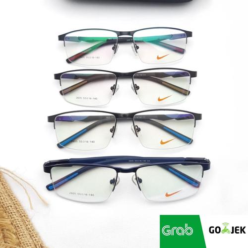 Jual Frame Kacamata NIKE 2605 Half Pria Sporty minus baca photocromic ...