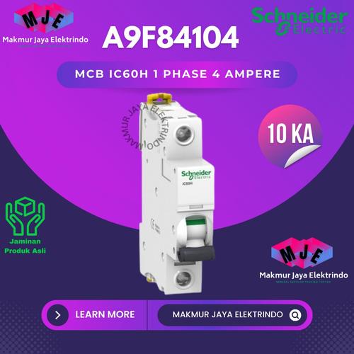 Jual MCB 1 Phase 4 Ampere IC60H 1P 4A 10kA 1 Pas 4 Amper Schneider ORI SNI - Jakarta Pusat ...