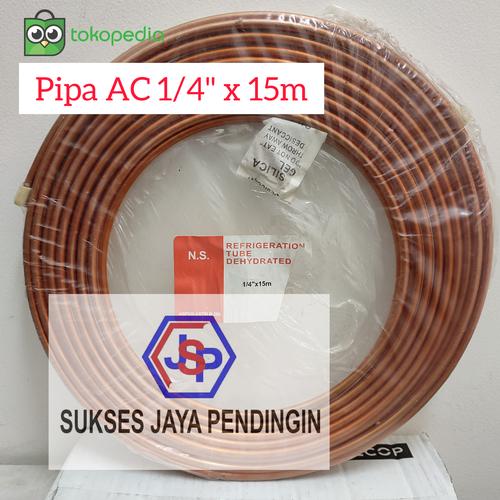 Jual Pipa AC 1/4" x 15 meter / Pipa Tembaga 1/4" x 15m - Jakarta Barat ...