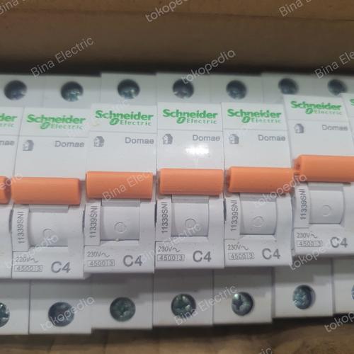 Jual MCB Schneider Domae 1P 4A 4.5kA / MCB Domae 1 Pole 4 Ampere 4,5kA - Jakarta Pusat - Bina ...