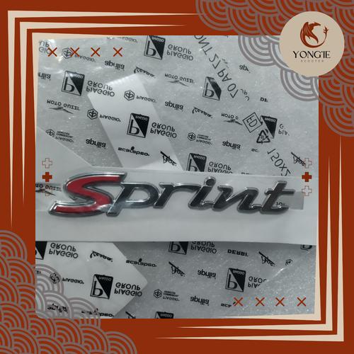 Jual Sticker Original "SPRINT" Tepong Kanan (Besar) - Vespa Sprint 3V ...