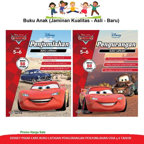 Jual Disney Pixar Penjumlahan Pengurangan Buku Latihan 5 6 Th ...