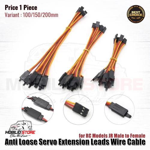 Jual Servo Extension Leads Wire Cable for RC Models JR Male to Female ...
