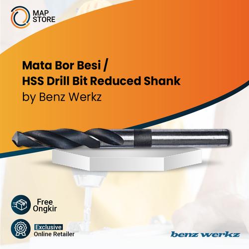 Jual Mata Bor Besi / HSS Drill Bit Reduced Shank by Benz Werkz ...