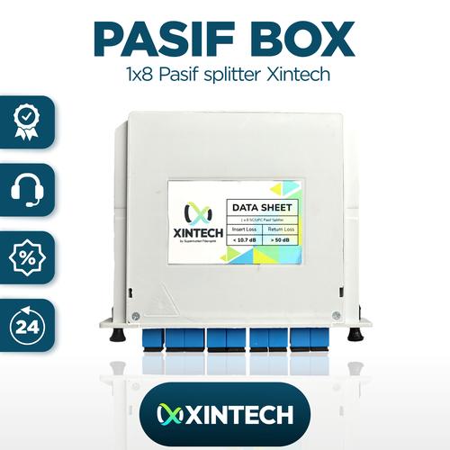 Jual Pasif Splitter Box 1x8 Merk Xintech - Pasif ODP 8 core - Box PLC ...