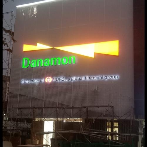 Jual DANAMON - Panel & Fasad ACP. Lettersign, Huruf Timbul. Outdoor ...