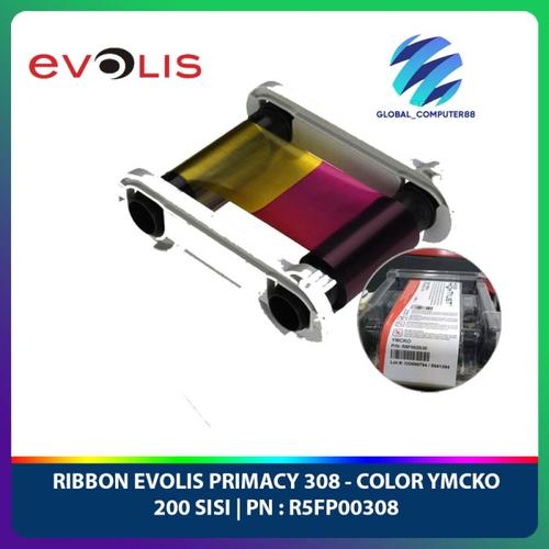 Jual RIBBON EVOLIS PRIMACY 308 - COLOR YMCKO 200 SISI | PN : R5FP00308 ...