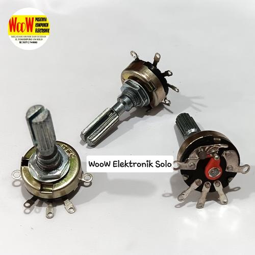 Jual Potensio D5K + Switch Panjang Tuas 2,5cm 5Pin - Kota Surakarta ...