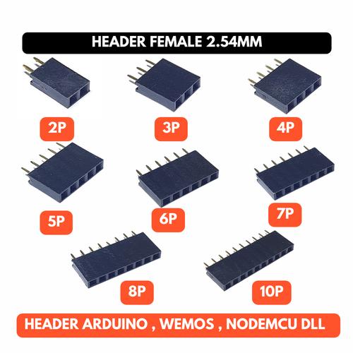 Jual Header Female 2P 3P 4P 5P 6P 7P 8P 10P 2 3 4 5 6 7 8 10 Pin P 2 ...