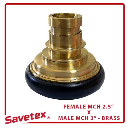 Promo Adaptor Reducer Female Machino 2.5" x Male Machino 2" - Brass ...