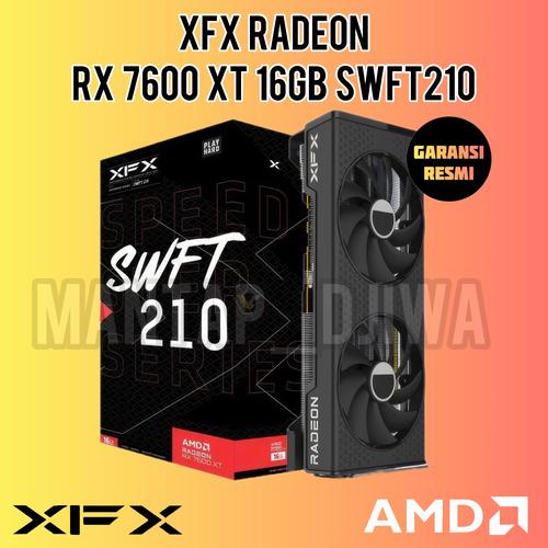 Jual XFX AMD Radeon RX 7600 XT / 7600XT 16GB SWFT210 - Kota Surabaya ...