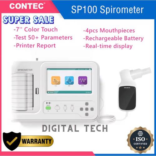 Jual Spirometer Contec Sp100 Spirometri Contec Sp 100 Portable ...