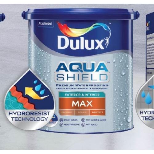 Jual DULUX AQUASHIELD MAX / CAT WATERPROOF DULUX 20KG - WHITE - Jakarta ...