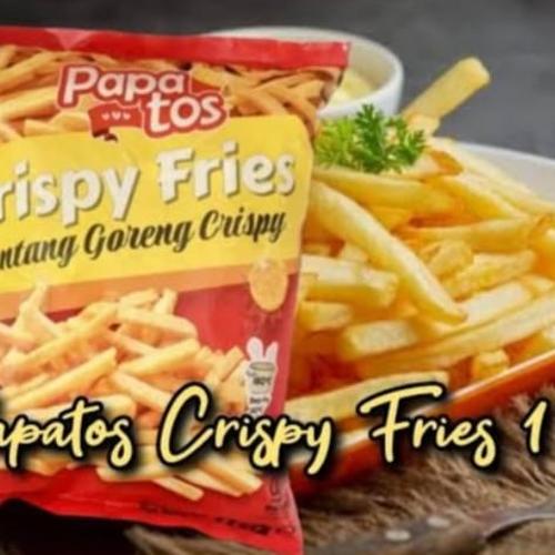 Jual Papatos crispy fries kemasan 1kg/papatos kentang goreng crispy 1kg ...