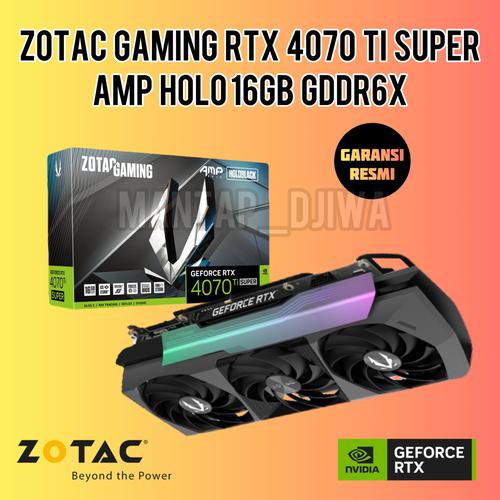 Jual Zotac Gaming RTX 4070 Ti Super AMP Holo 16GB GDDR6X - Kota ...