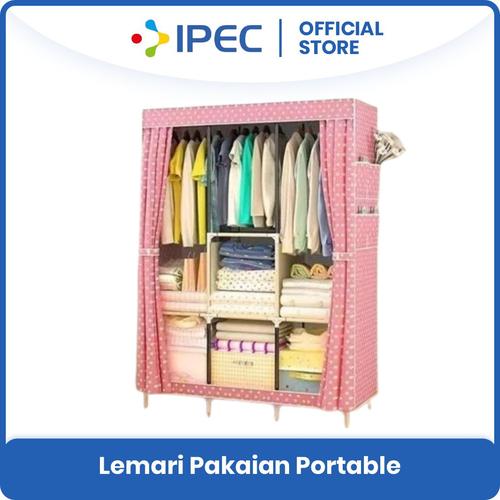 Jual LEMARI BAJU PORTABLE / LEMARI BAJU KAIN / LEMARI KAIN SUSUN ...
