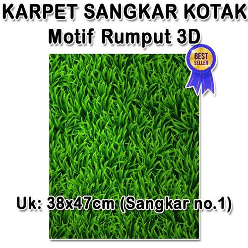Jual Model Favorit Karpet Motif Rumput 3D - Sangkar Kotak Murai / Kacer ...