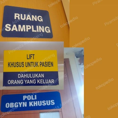 Jual nama ruang sampling sample contoh laboratorium operasi lift obgyn ...