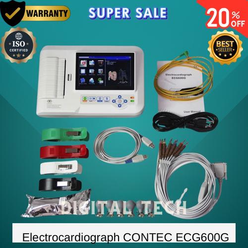 Jual Electrocardiograph CONTEC ECG600G Thermal ECG EKG Electrocardiogram - Jakarta Barat ...