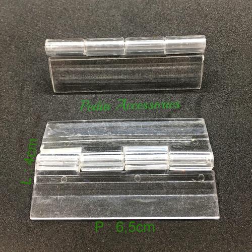 Jual Engsel AKRILIK 6,5cm/Engsel Kotak Acrylic Bening - Jakarta Pusat ...