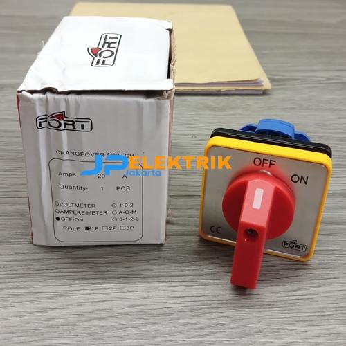 Jual Selector Switch 2 Posisi ON OFF 1Pole SFT20-2-1 Fort - Jakarta ...