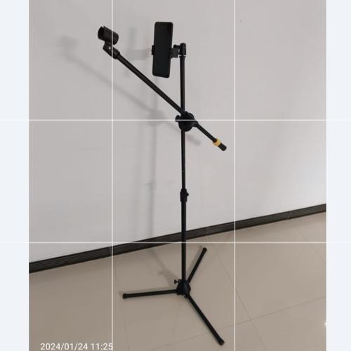 Jual Stand Mic PANJANG Maruni 2 Holder Mic bahan TEBAL HITAM HOLDER MIC ...