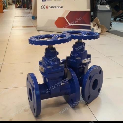 Jual gate valve resilient 11/2" inch dn40 pn16 gate valve disc epdm ...