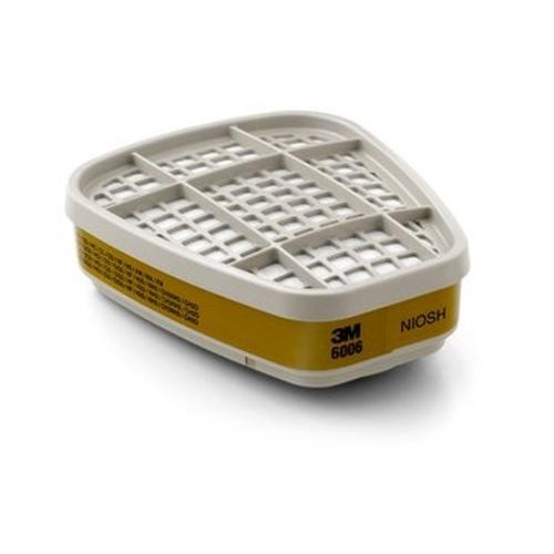 Jual 3M cartridge filter organic vapor niosh gas 6006,isi mask canester ...