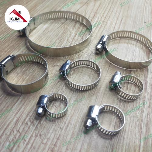 Jual Klem Selang 1 1/2 Inch Hose Clamp Stainless Penjepit Selang Pipa ...