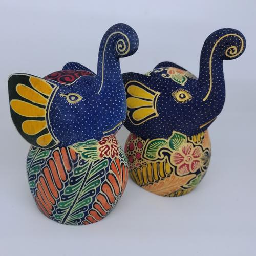 Jual Boneka Patung Kayu Batik Karakter Gajah Buntel - Jakarta Utara ...