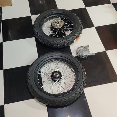 Jual Paket Modifikasi Kawasaki W175 Tromol Besar Velg Lebar Ban Corsa ...