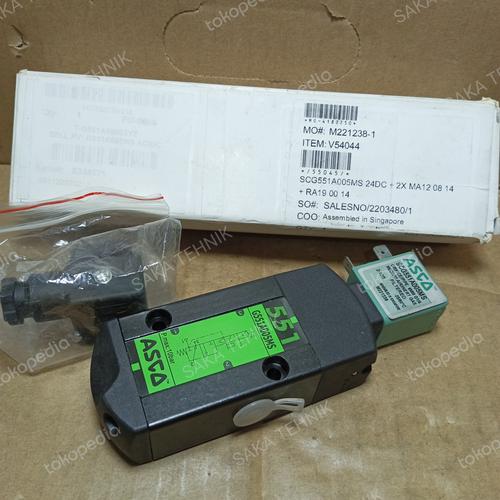 Jual Solenoid Valve ASCO 551 G551A005MS 24VDC - Kota Tangerang - Saka ...