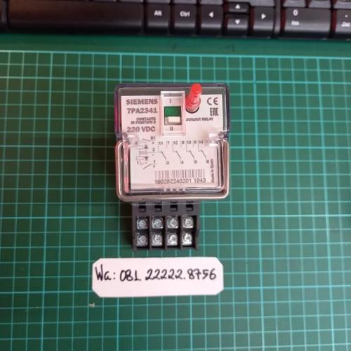 Jual Siemens 7Pa23410 Lockout Fast Relay Coil 220Vdc 4No 4Nc - Jakarta ...