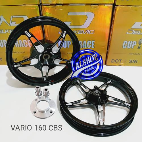Jual VELG RACING DELKEVIC DND K-SPEED HONDA VARIO 160 CBS - CHROME ...