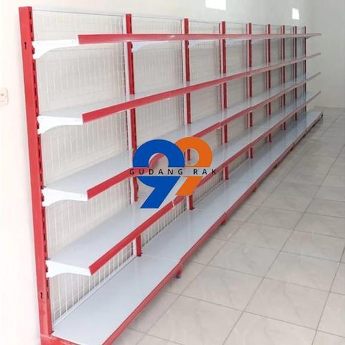 Jual Rak Minimarket Single Star Ukuran 120-150-170-200 - Putih ...
