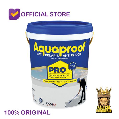 Jual Cat Tembok Anti Bocor Aquaproof Pro Warna Abu dan Putih 20 Kg Pail ...