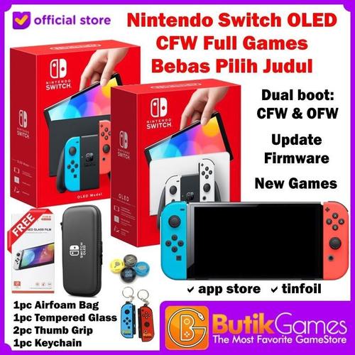 Promo Nintendo Switch OLED CFW 128GB 256GB 512GB Full Game - Neon, 256GB Cicil 0% 3x - Jakarta ...
