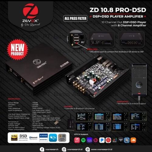 Jual DSP ZEVOX ZD10.8 Pro DSD ( DSP Amp 10 channel / Hi-Res ) - Kota ...