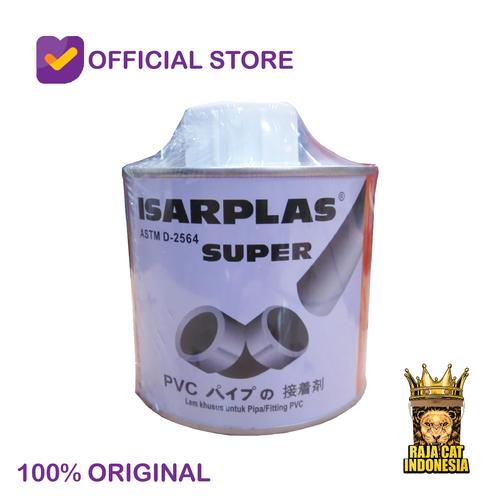 Jual Lem Pipa PVC Isarplas 400 Gram Kaleng Kuas Paralon Pralon ...