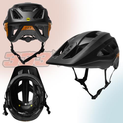 Jual Helm FOX MAINFRAME MIPS Black Gold Helmet FOX Mainframe Mips ...