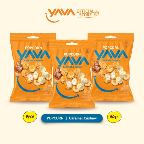 Promo YAVA Triple Pack Popcorn Sea Salt Caramel (3 x 60g) - Jakarta ...