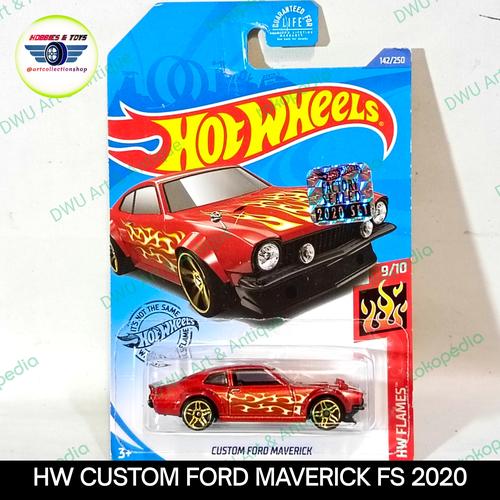 Jual HOT WHEELS CUSTOM FORD MAVERICK HW FLAMES FS 2020 SET RED - Kota ...