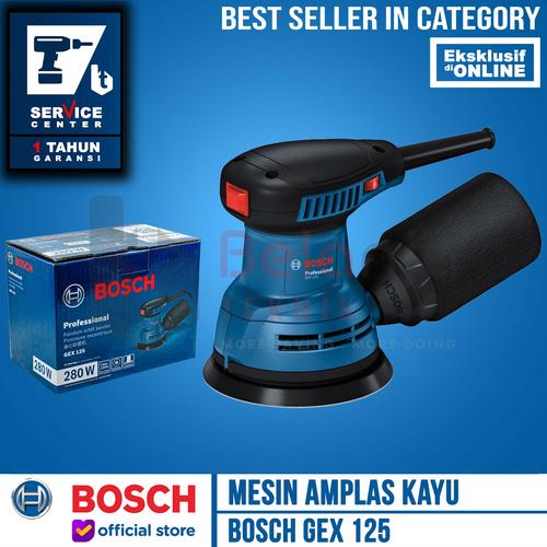 Promo Bosch Mesin Amplas Kayu Bulat Listrik GEX 125 Orbital Sander 250 Watt Cicil 0% 3x - Kota ...